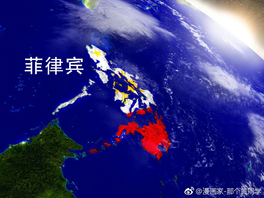 东南亚11个国家的国旗地图