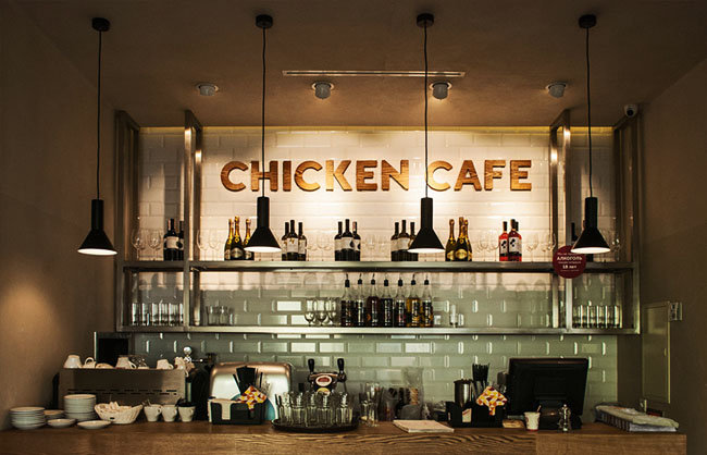 Chicken Cafe品牌logo设计和VI设计 Brandon Archibald