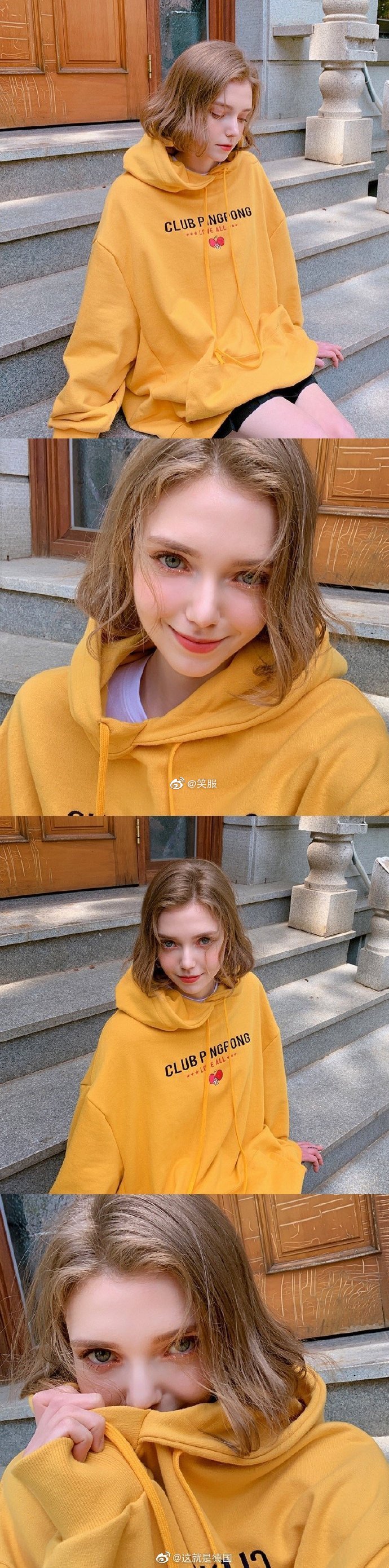 最近在亚网上很红的德国模特 chole，颜值炸裂。|模特|德国_新浪新闻