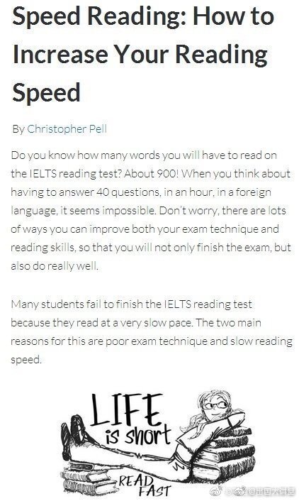 如何提升你的英文阅读速度|速度|英语|技巧_新浪新闻