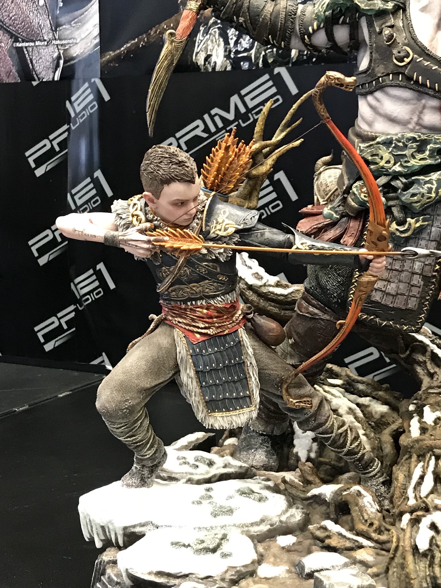 Prime 1 在 WF2019S 展出的战神手办|手办|战神_新浪新闻