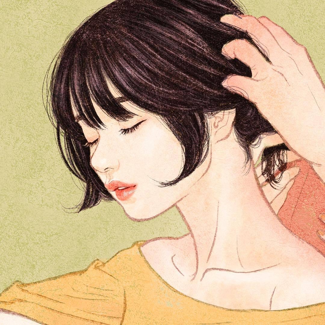 恋人 韩国插画师Zipcy|插画师|恋人|韩国_新浪新闻