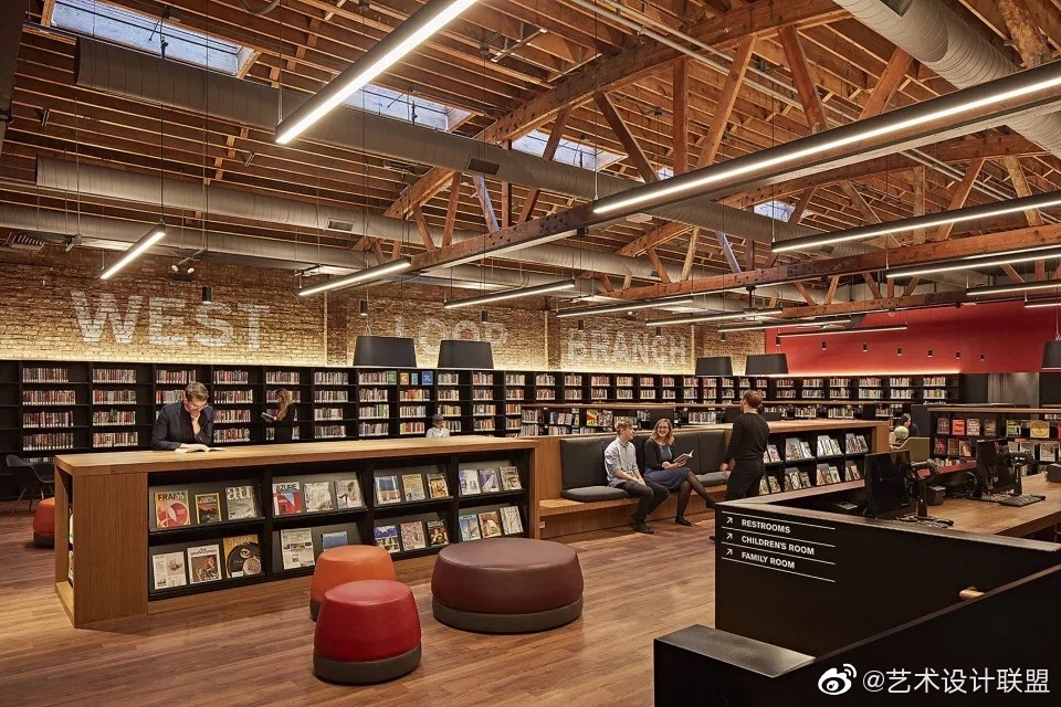 SOM新作 - 芝加哥公共图书馆West Loop分馆。|Loop|分馆|新作_新浪新闻