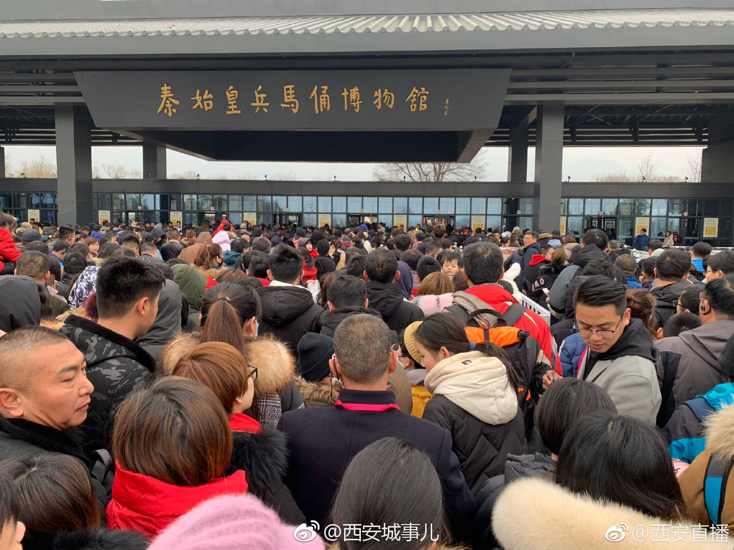 游客吐槽节假日兵马俑人太多|兵马俑|一号坑|大爱_新浪新闻