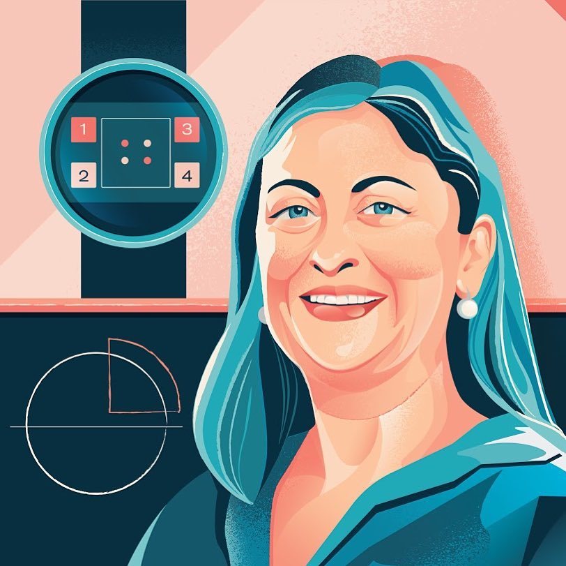 插画师 Chiara Vercesi 作品有着颇为典型的个人特征|插画师|形体|典型_新浪新闻