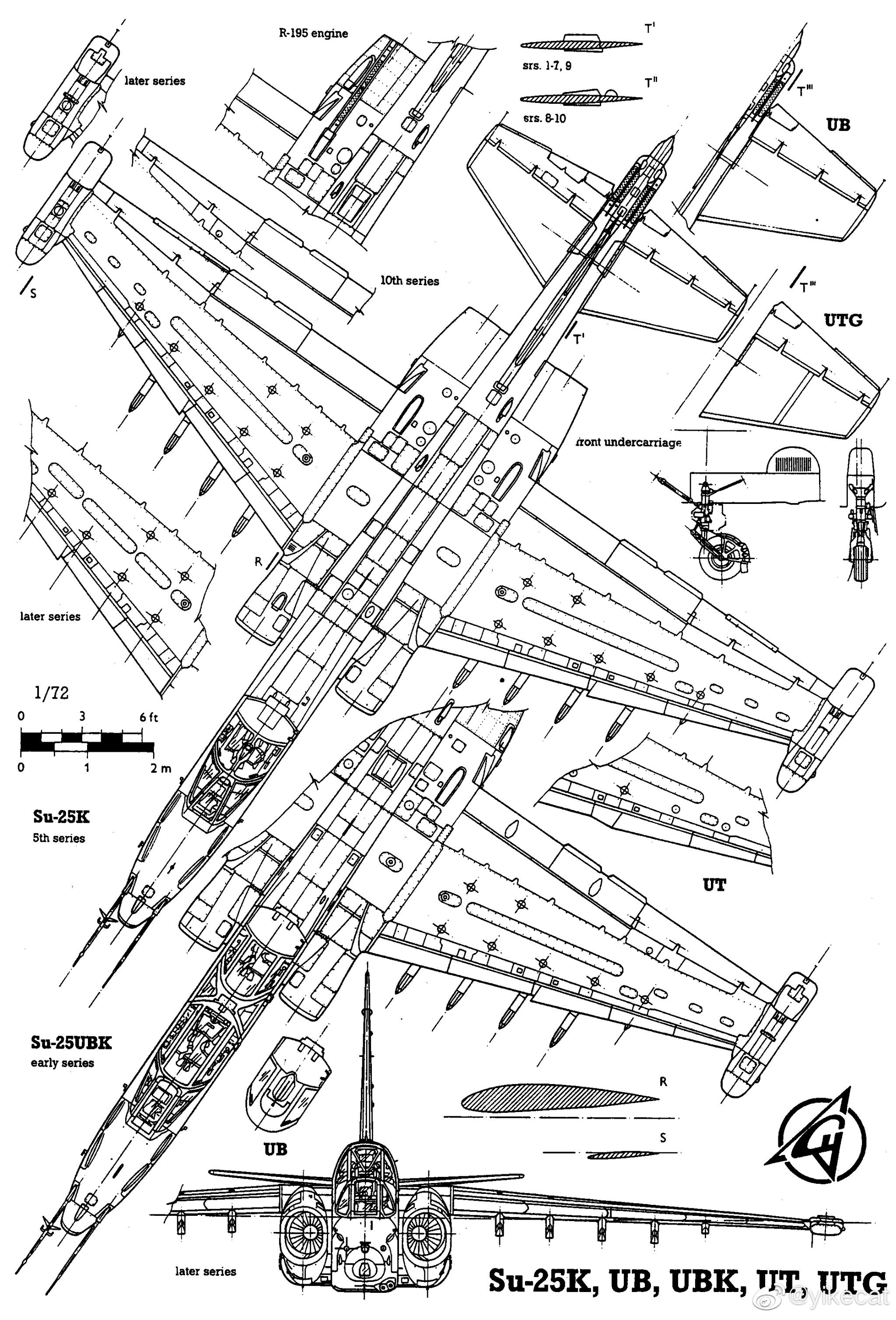 Сухой Су-25/Sukhoi Su-25 Грач“白嘴鸦”强击机苏霍伊S