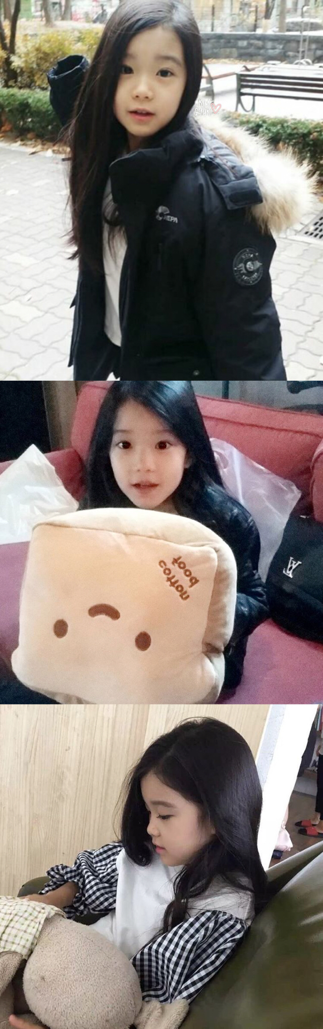 金奎丽 简直就是迷你版的IU 太可爱了|金奎丽|迷你版|可爱_新浪新闻