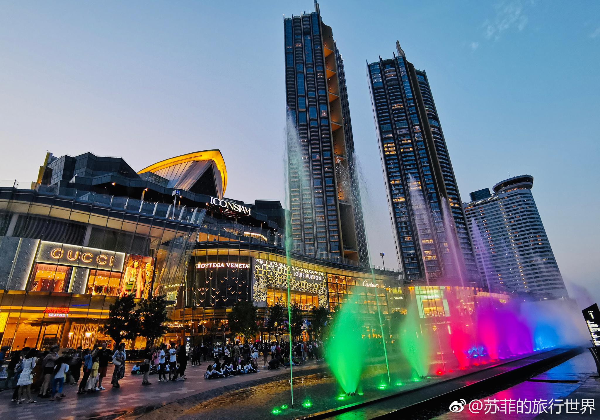 曼谷新地标-@暹罗天地ICONSIAM，世界级豪华购物中心