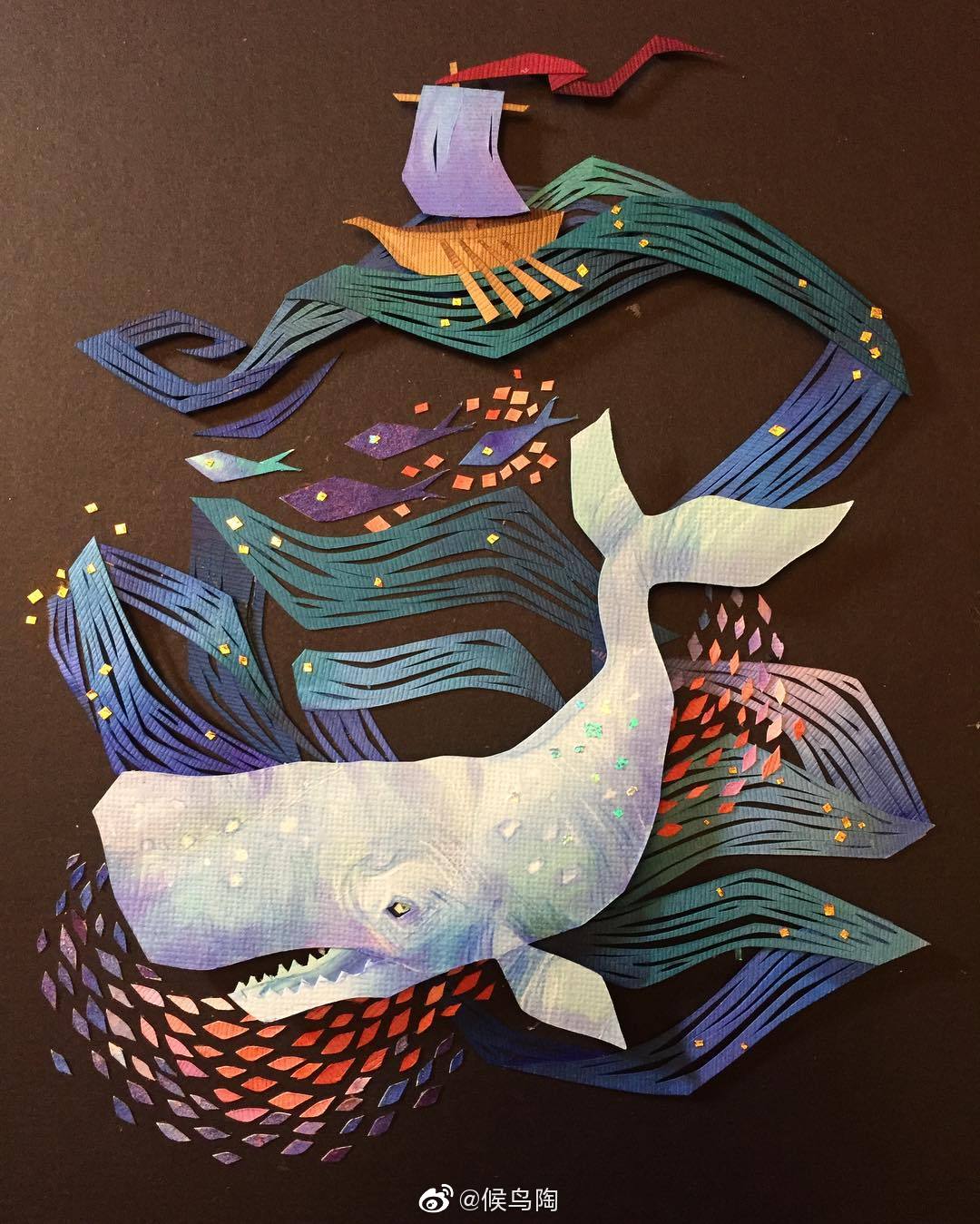 插画师 Morgana Wallace剪纸拼贴插画|插画师|剪纸|插画_新浪新闻