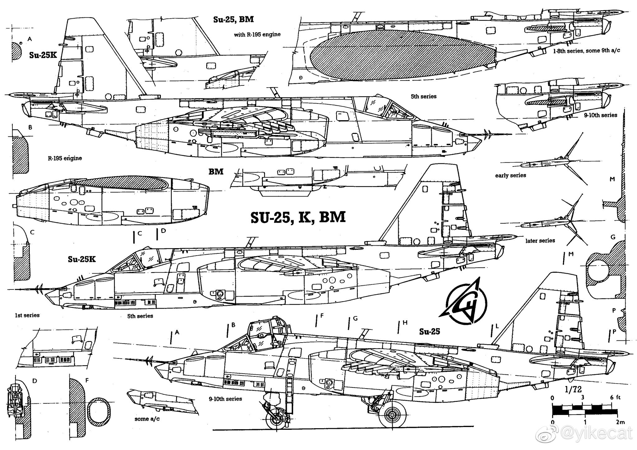 Сухой Су-25/Sukhoi Su-25 Грач“白嘴鸦”强击机苏霍伊S