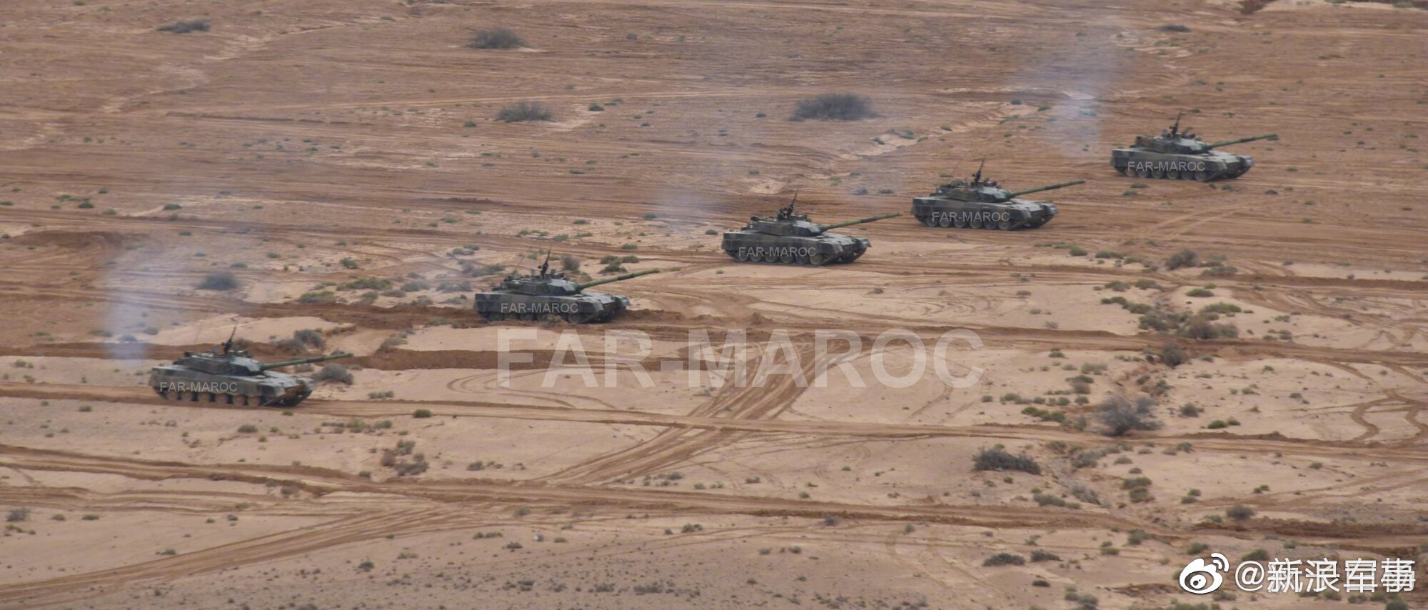 摩洛哥列装的中国VT-1A(MBT-2000)主战坦克