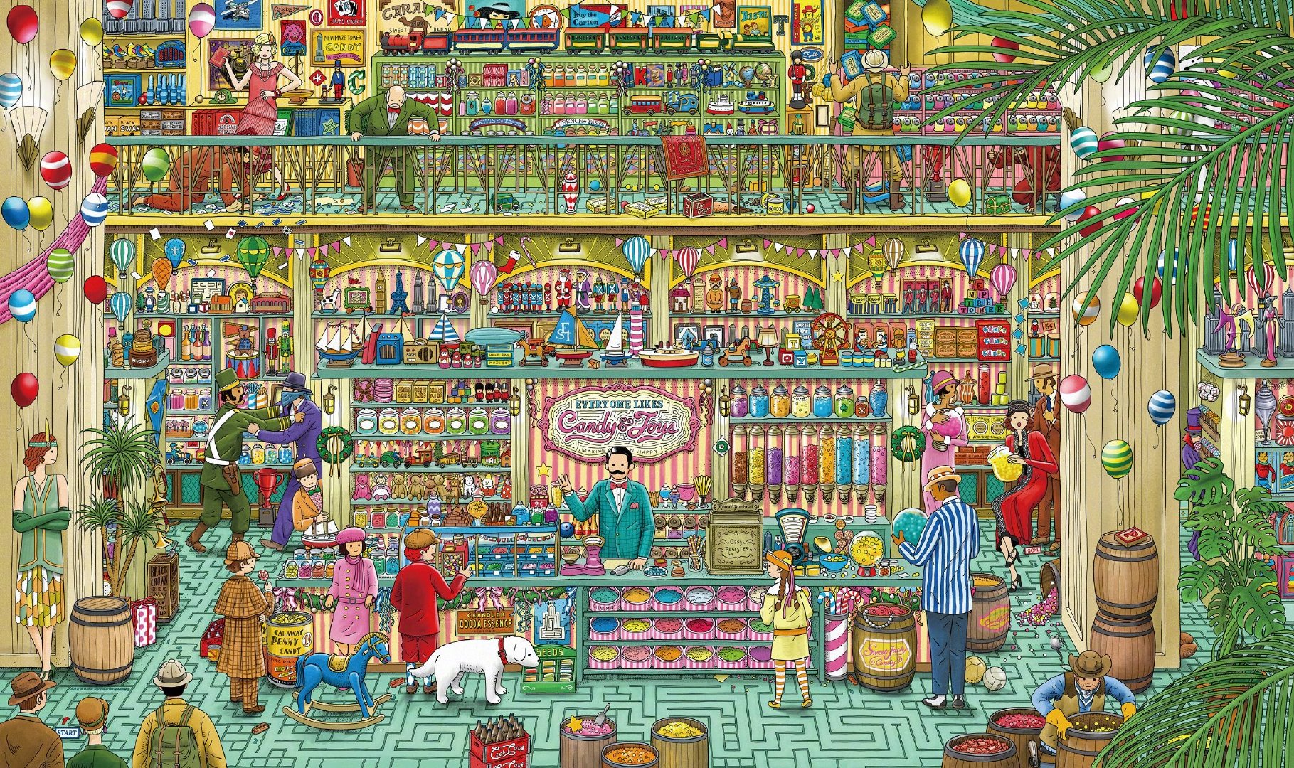 日本插画设计工作室 IC4DESIGN 的作品，一幅画我可以看一天