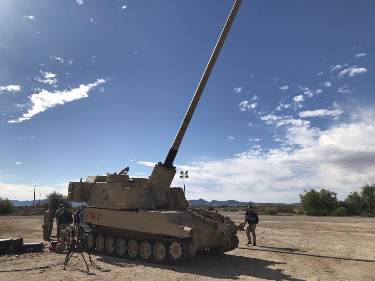 美军XM907加农炮细节