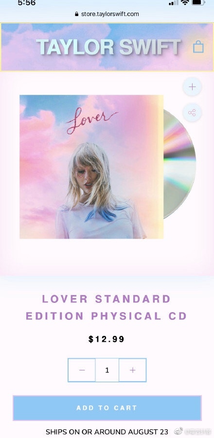新专名字《Lover》，封面太梦幻了吧，这次一共18首歌|Lover|封面|梦幻_新浪新闻