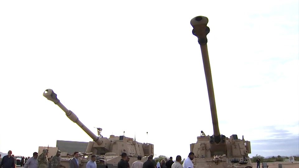 美军XM907加农炮细节