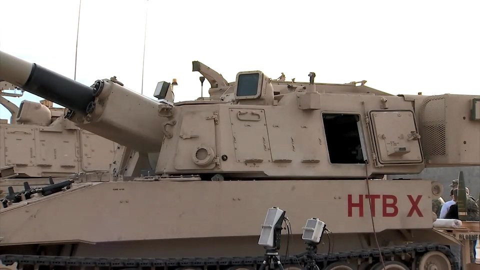 美军XM907加农炮细节