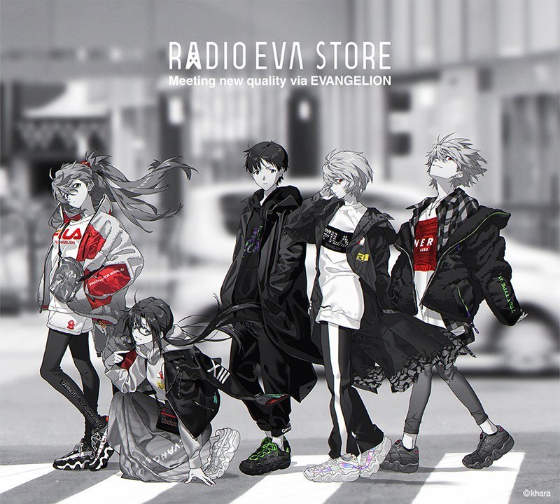 官方时尚潮店“RADIO EVA Store”将于 11月22日 在 东京涩谷PARCO 开