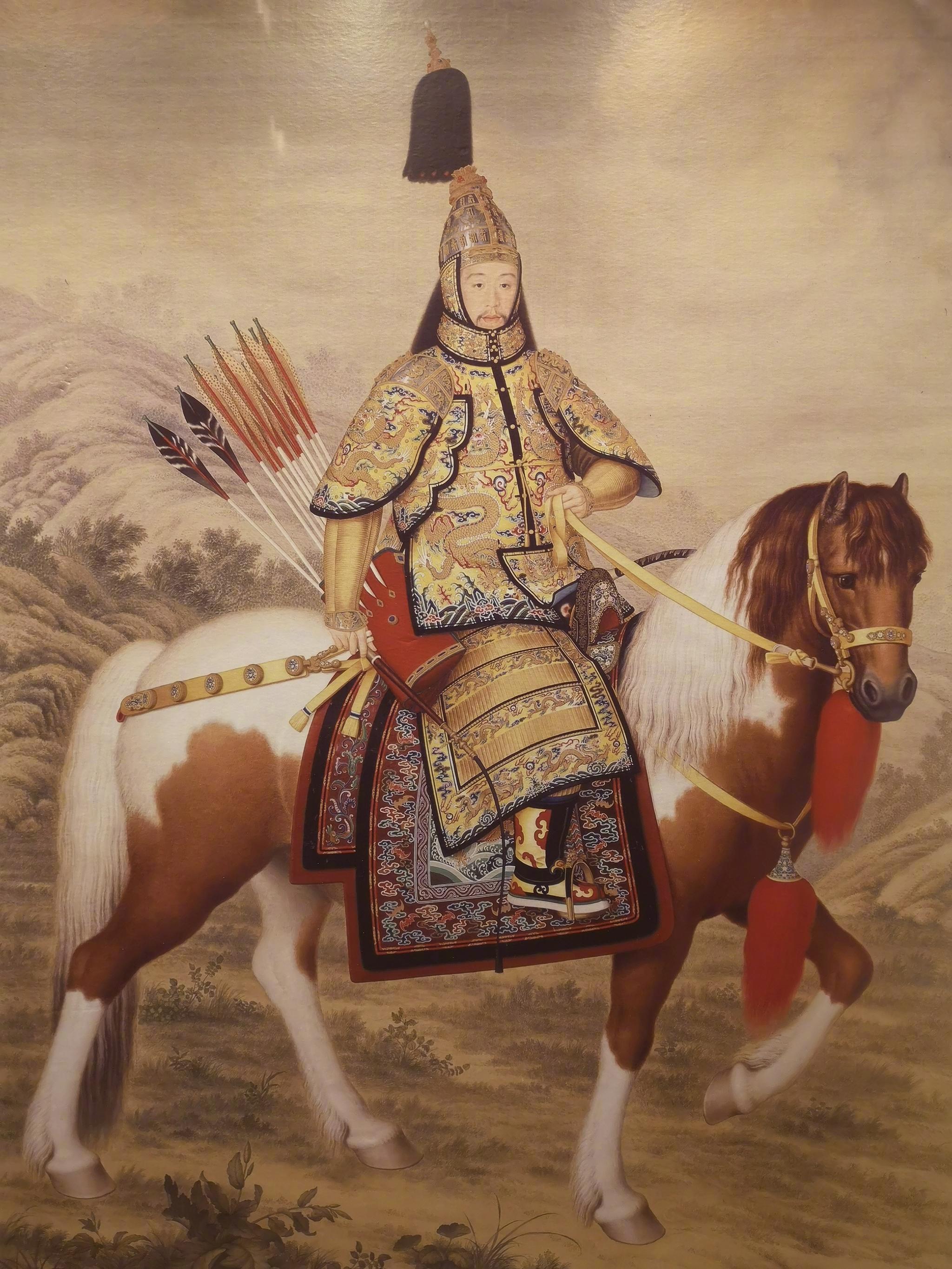 沈阳故宫博物院，清乾隆皇帝的大阅明甲，材质是铜鎏金|铜鎏金|乾隆皇帝|故宫博物院_新浪新闻