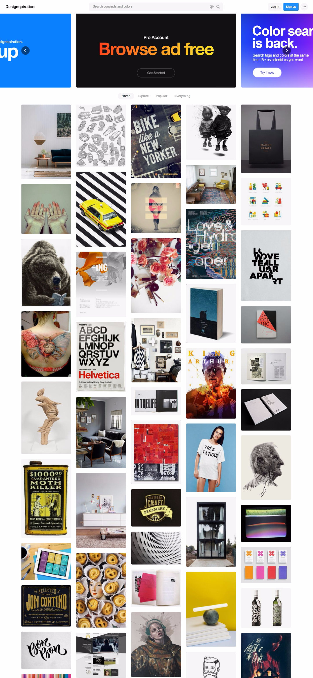 分享 5个创意设计灵感网站