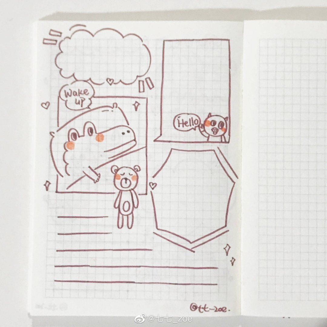 可爱简笔画在手帐中的灵活应用 投稿作者:@七七_zoe|简笔画|投稿|可爱_新浪新闻