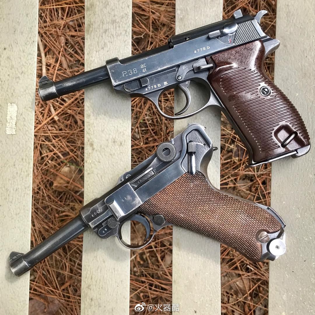 二战德军标配手枪 鲁格P08 瓦尔特P38|鲁格|瓦尔特|德军_新浪新闻