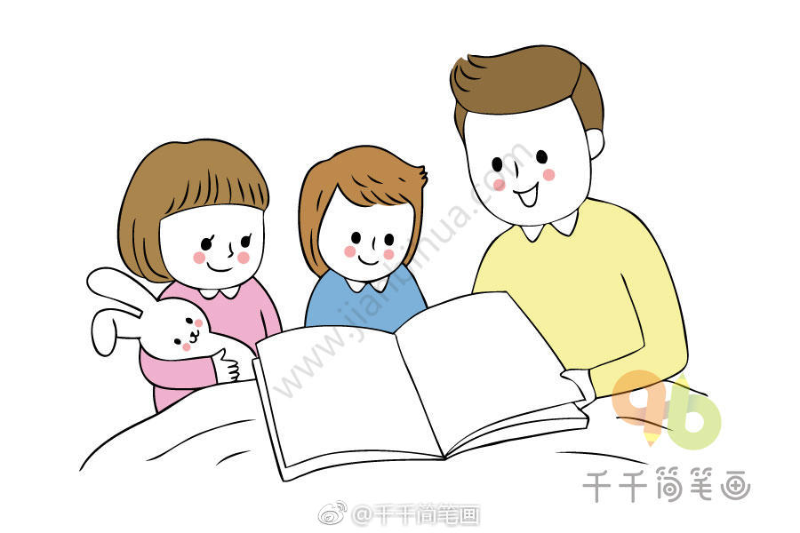 家庭成员简笔画详细步骤图：|简笔画|步骤|家庭_新浪新闻