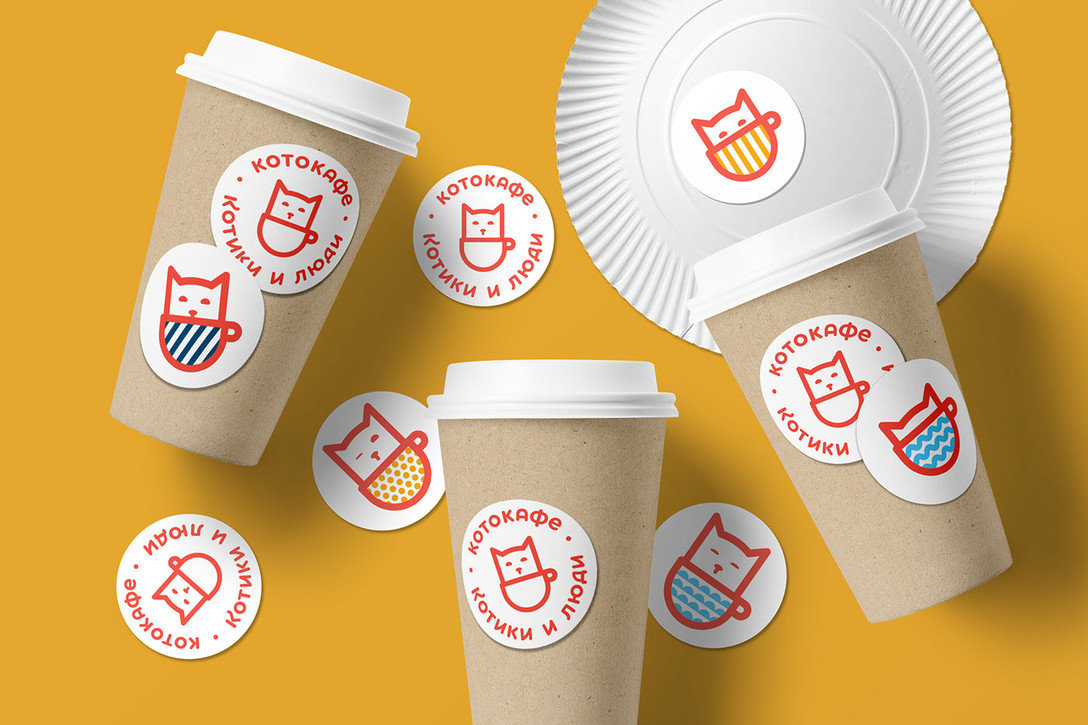 cat cafe 猫咖咖啡店LOGO设计及品牌VI设计|VI设计|咖啡店|猫_新浪新闻