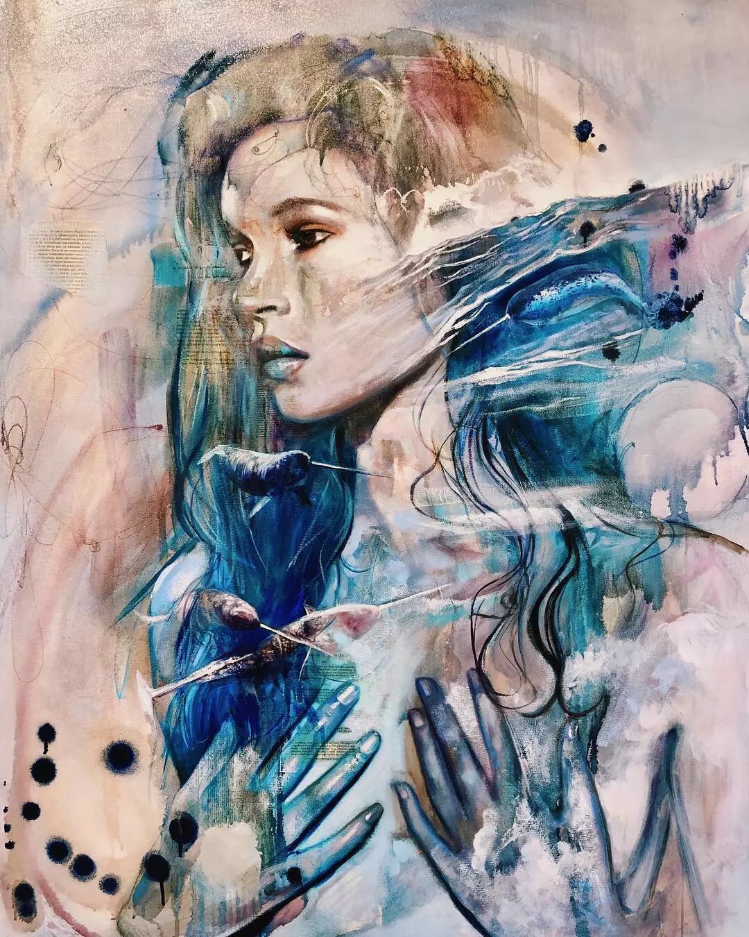 来自希腊的小画家Dimitra Milan，她竟然是靠做梦画画