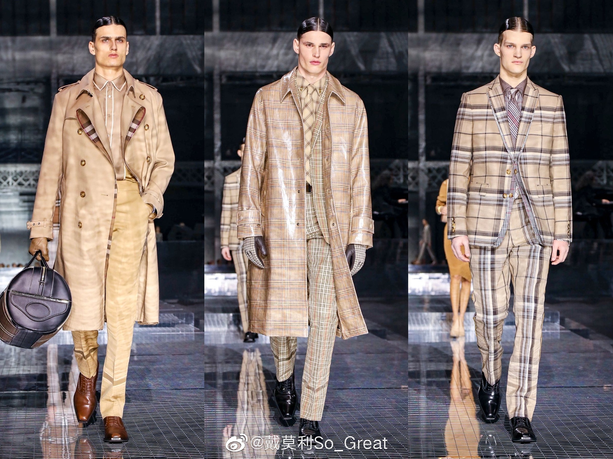 Burberry Fall/Winter 2020Riccardo Tisci坐阵的Burberry依然是看