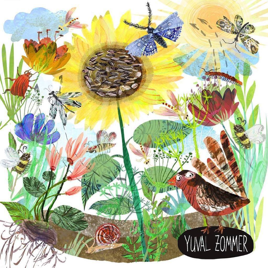 来自插画师 Yuval Zommer 绘画作品~