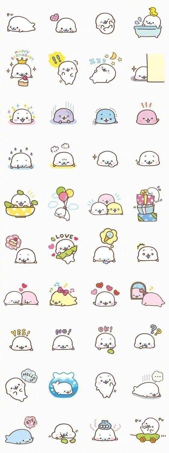 超可爱的简笔画小素材，哄娃手帐手抄报都可以用~马住学一下！|手抄报|简笔画|素材_新浪新闻