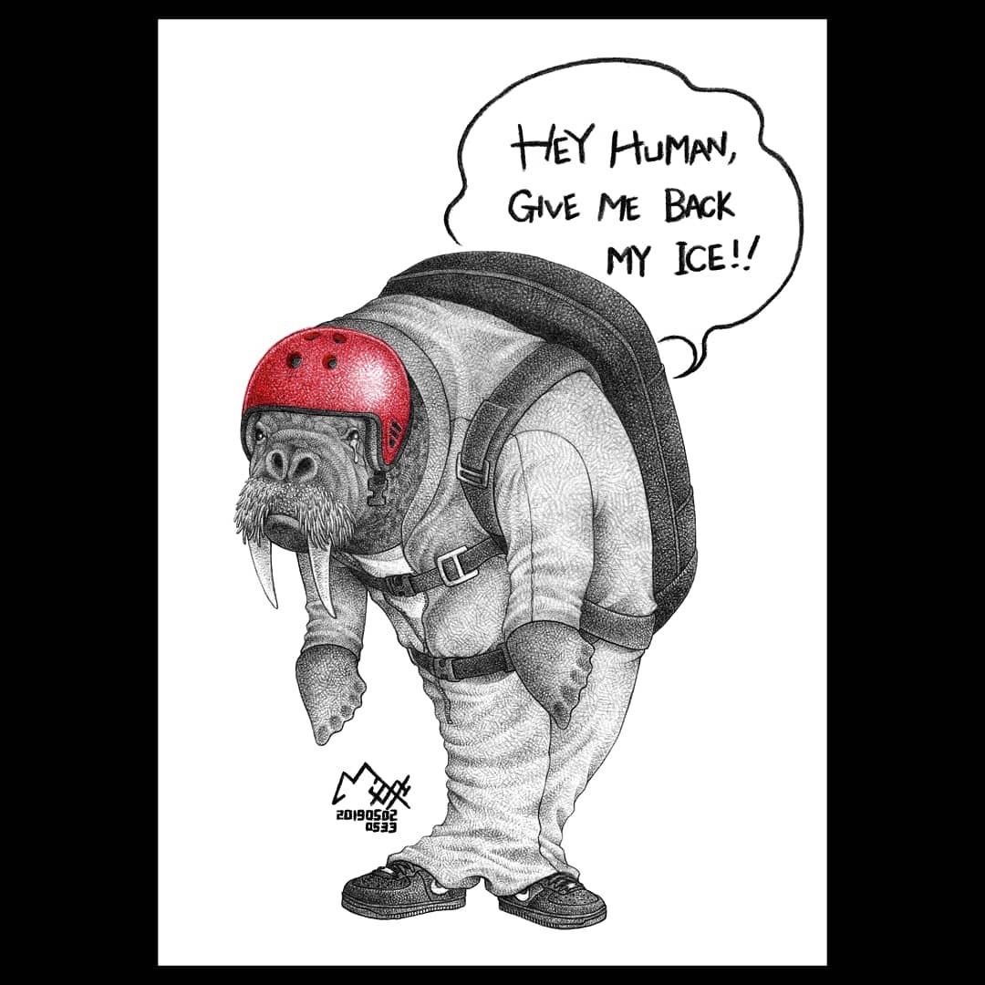 “我讨厌人类”系列插画艺术家Mike DoNg Comics