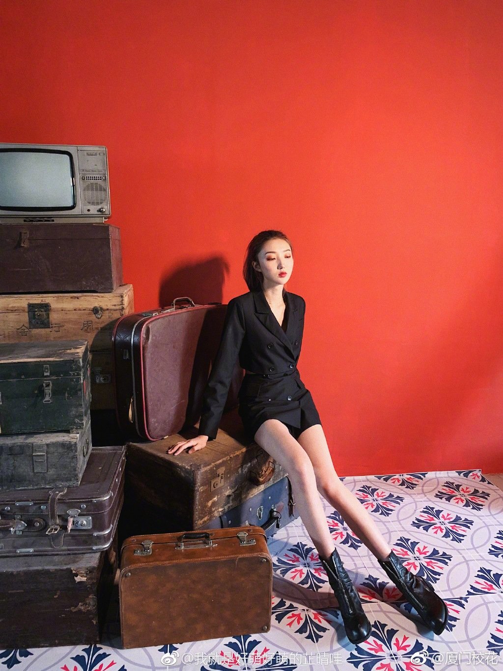 她叫曹芷晴，98年，美术生，身高177cm，大长腿MM，你觉得几分呢