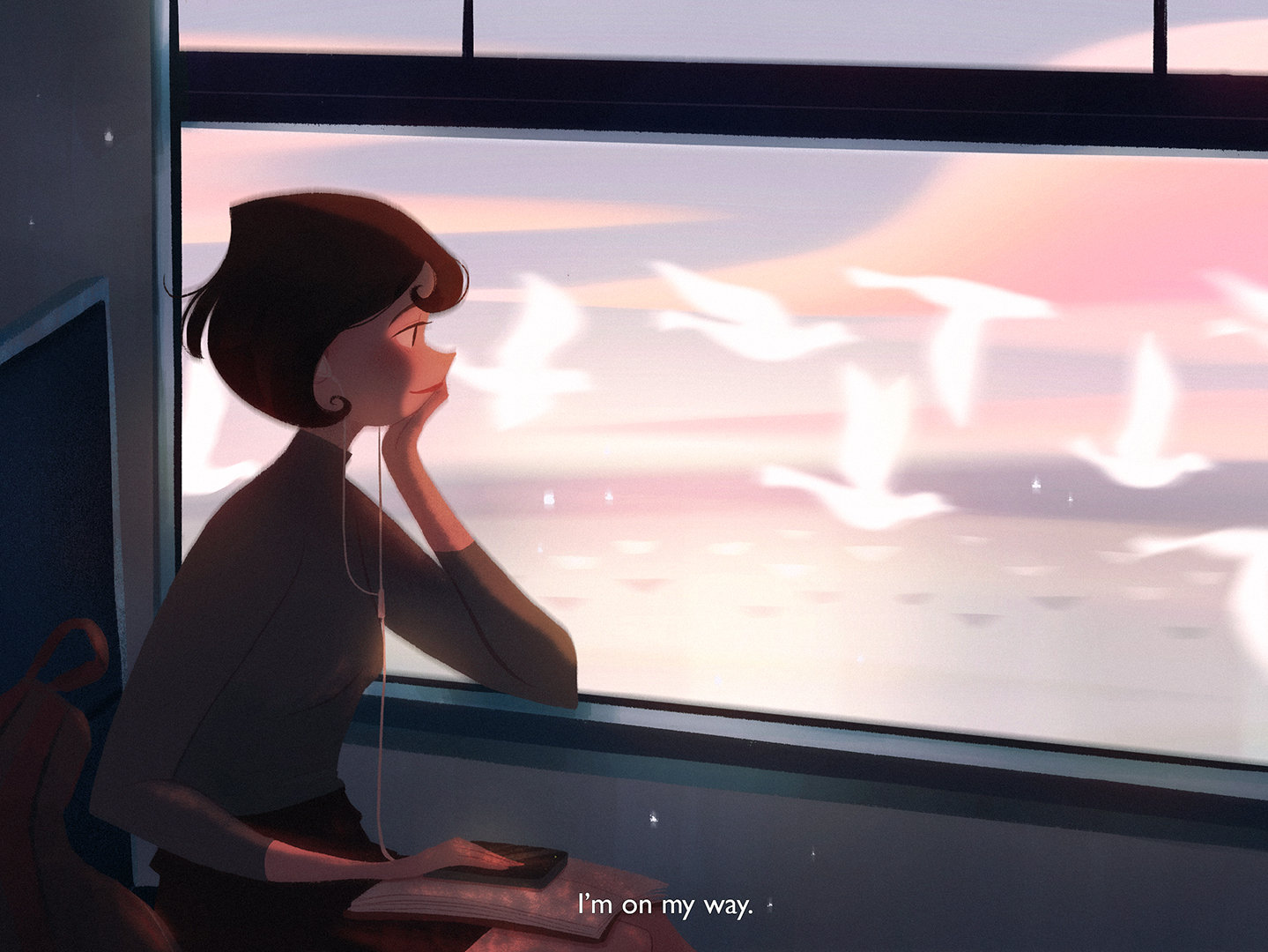 菲律宾插画师Diobelle Cerna用柔和的光影搭配温柔的色彩|插画师|菲律宾|情人节_新浪新闻