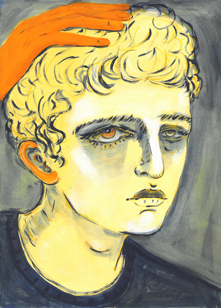 用表现主义的色彩重新诠释传统肖像画伦敦画家 Aly Helyer