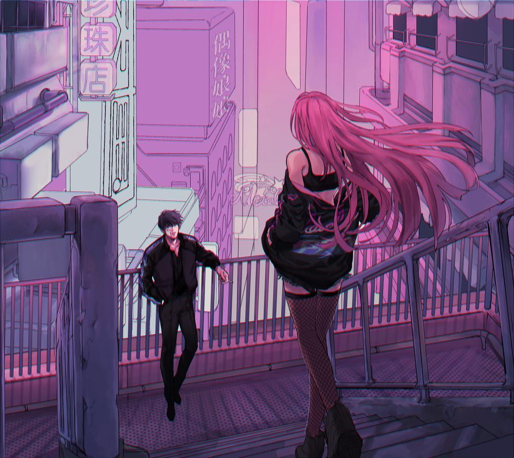 时尚人物插画，太酷了！ \twi:genki_heiki