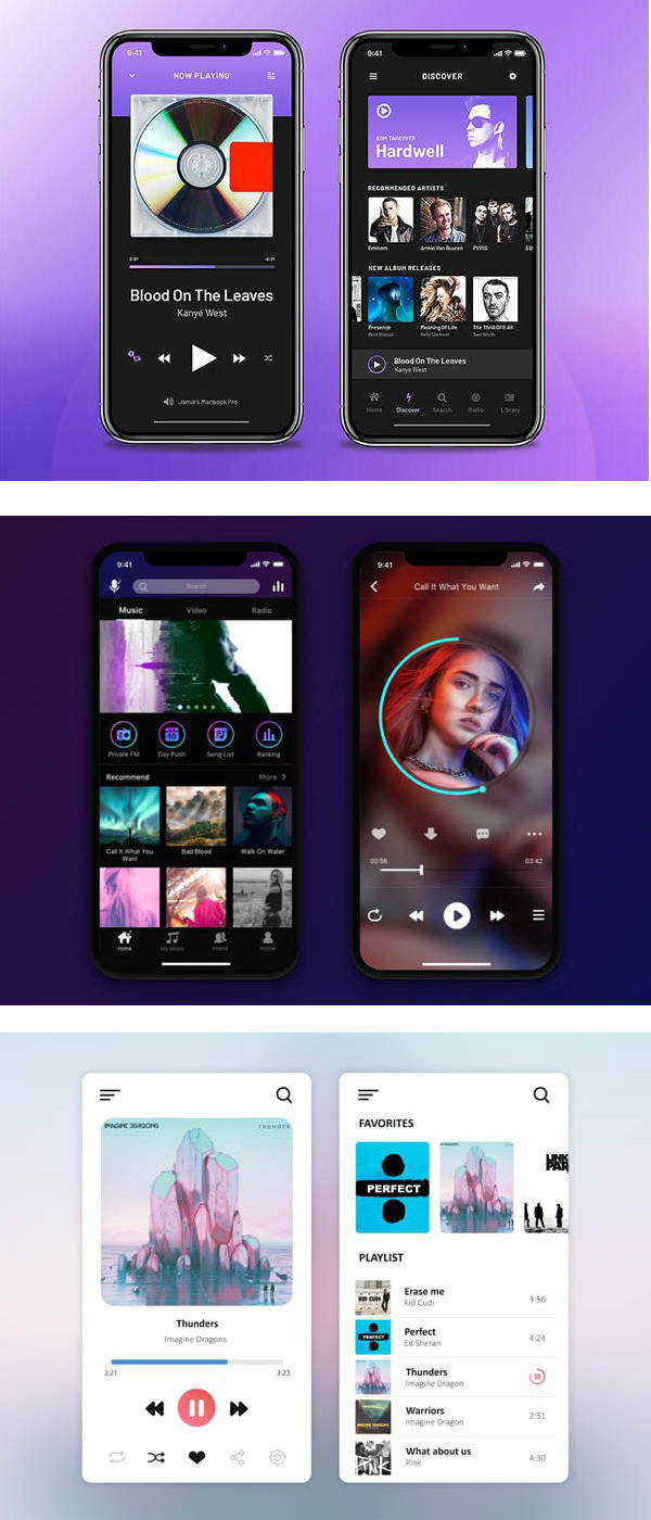 27款音乐APP界面UI设计欣赏