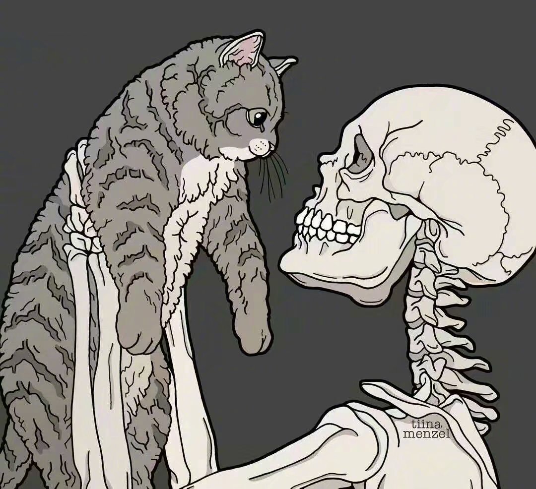 真.骨灰级铲屎官 Artist:Tiina Menzel Ins:therese_nothing