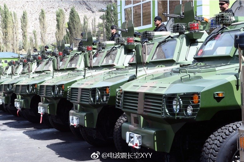 塔吉克斯坦边防部队装备的北方工业VP-11型防地雷反伏击车、陕西宝鸡|塔吉克斯坦|通用机枪|宝鸡_新浪新闻