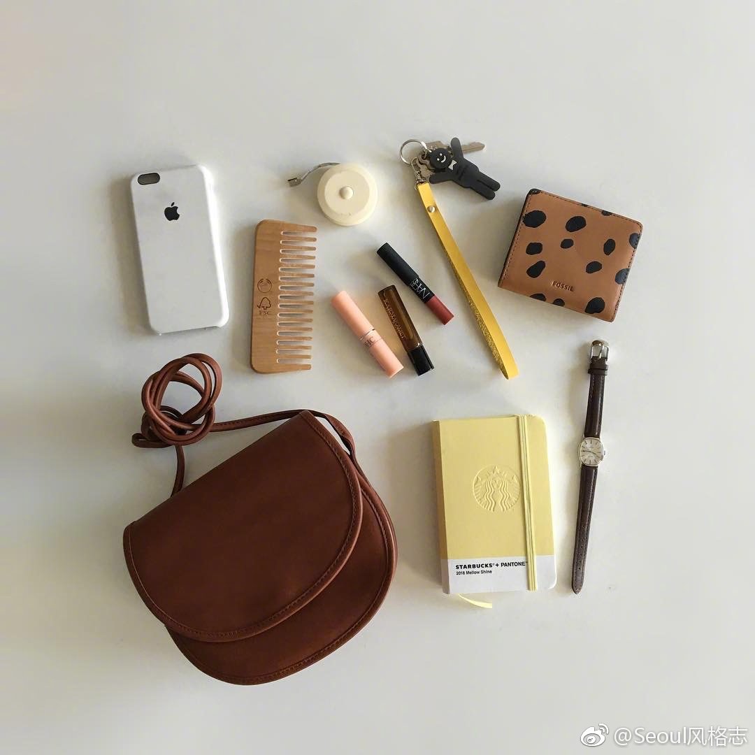 what's in my bag？看看韩国妹子日常出门包包里都会装些什么吧。|包包|妹子|韩国_新浪新闻