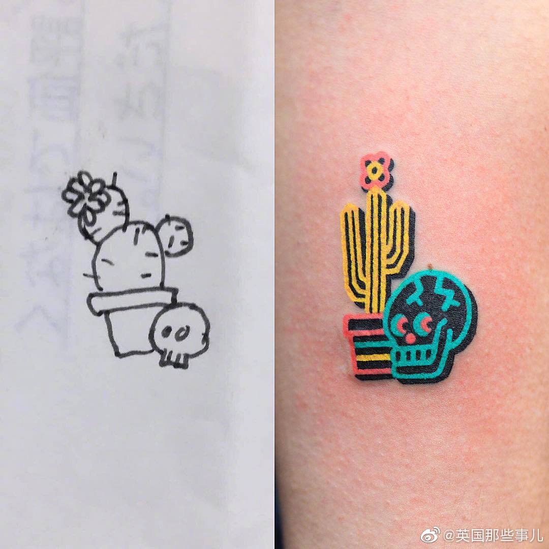 纹身师ZZBOY请客人亲手画出想要的草稿