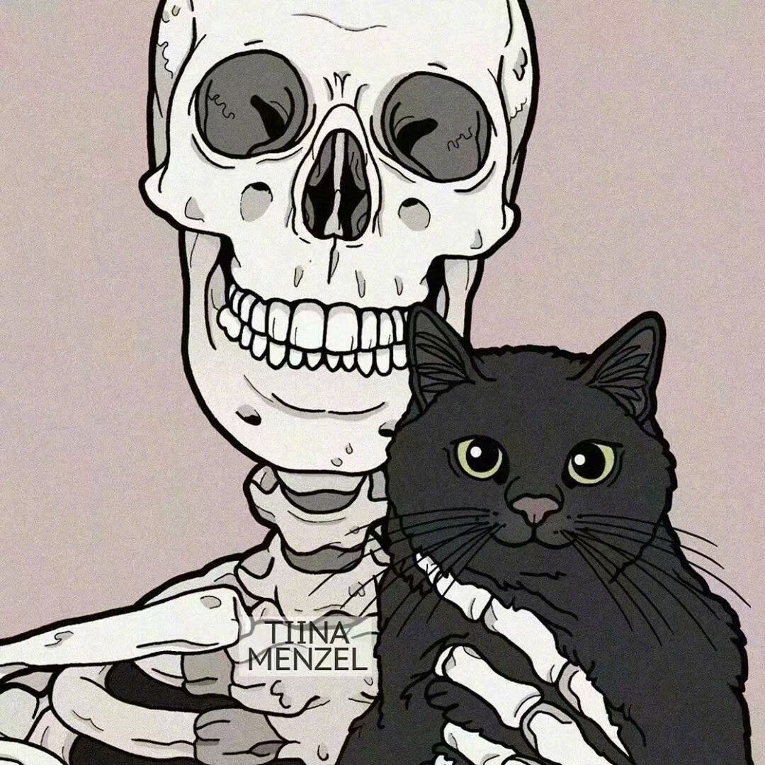 真.骨灰级铲屎官 Artist:Tiina Menzel Ins:therese_nothing