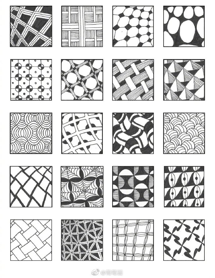 180种手绘纹理表现，马住练习线条~（by：Emily Houtz）|纹理|线条_新浪新闻