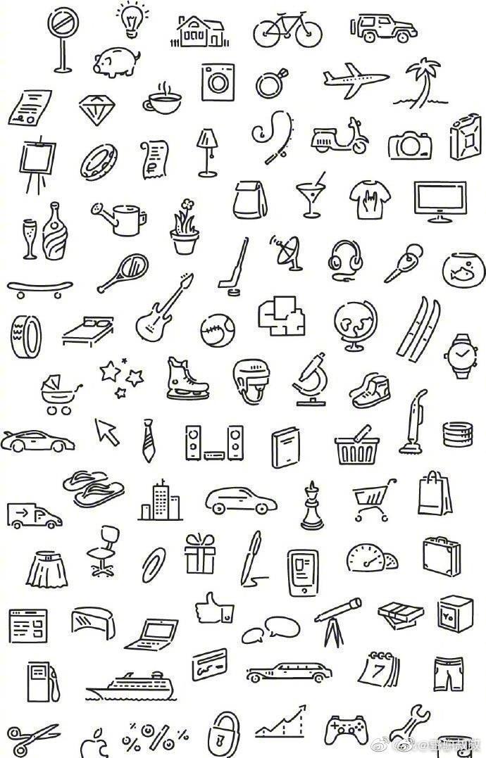 可爱又好学的简笔画大全，笔画简单又好看，马住学起来了！|简笔画|笔画|可爱_新浪新闻