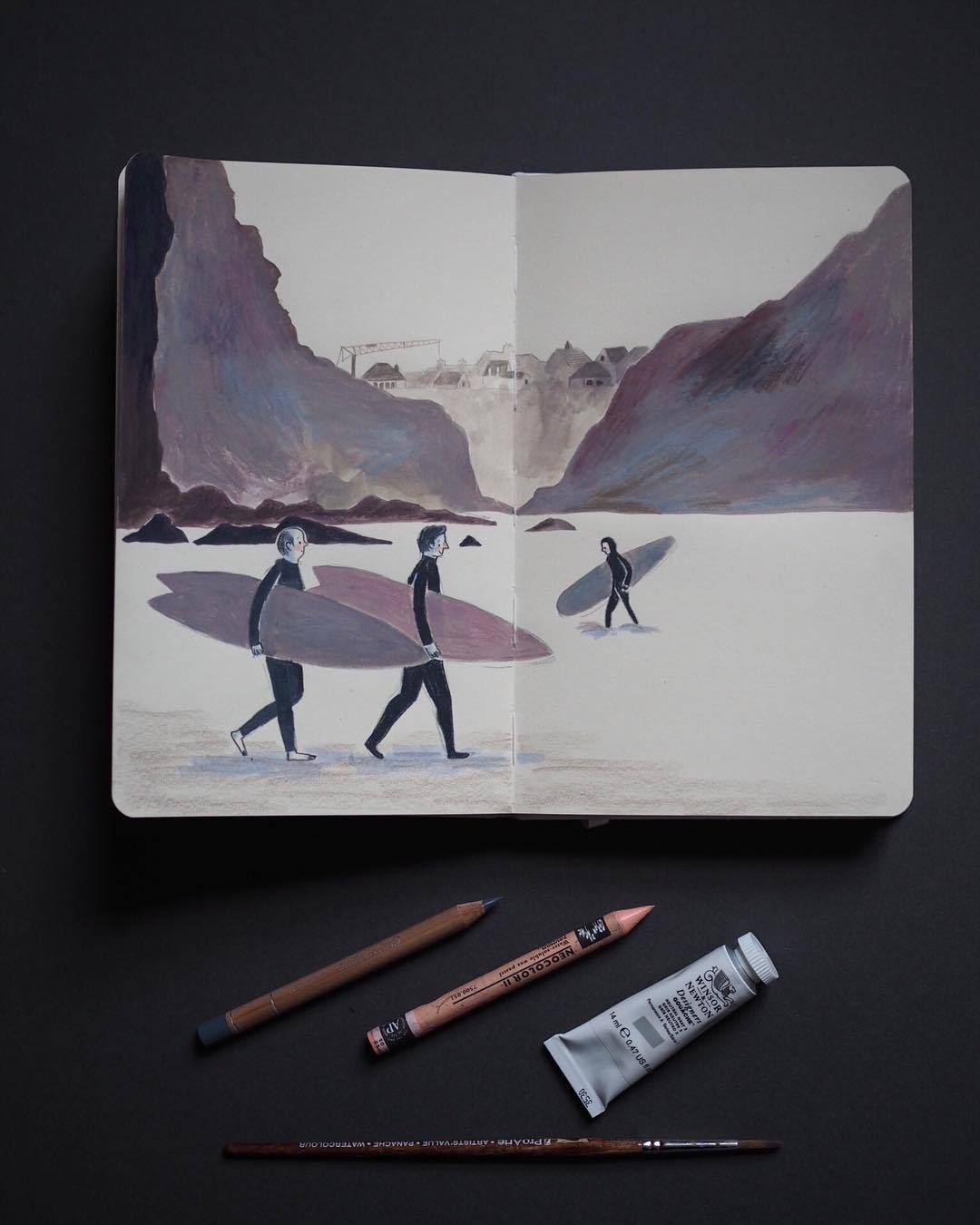 推荐插画师 Emma Carlisle