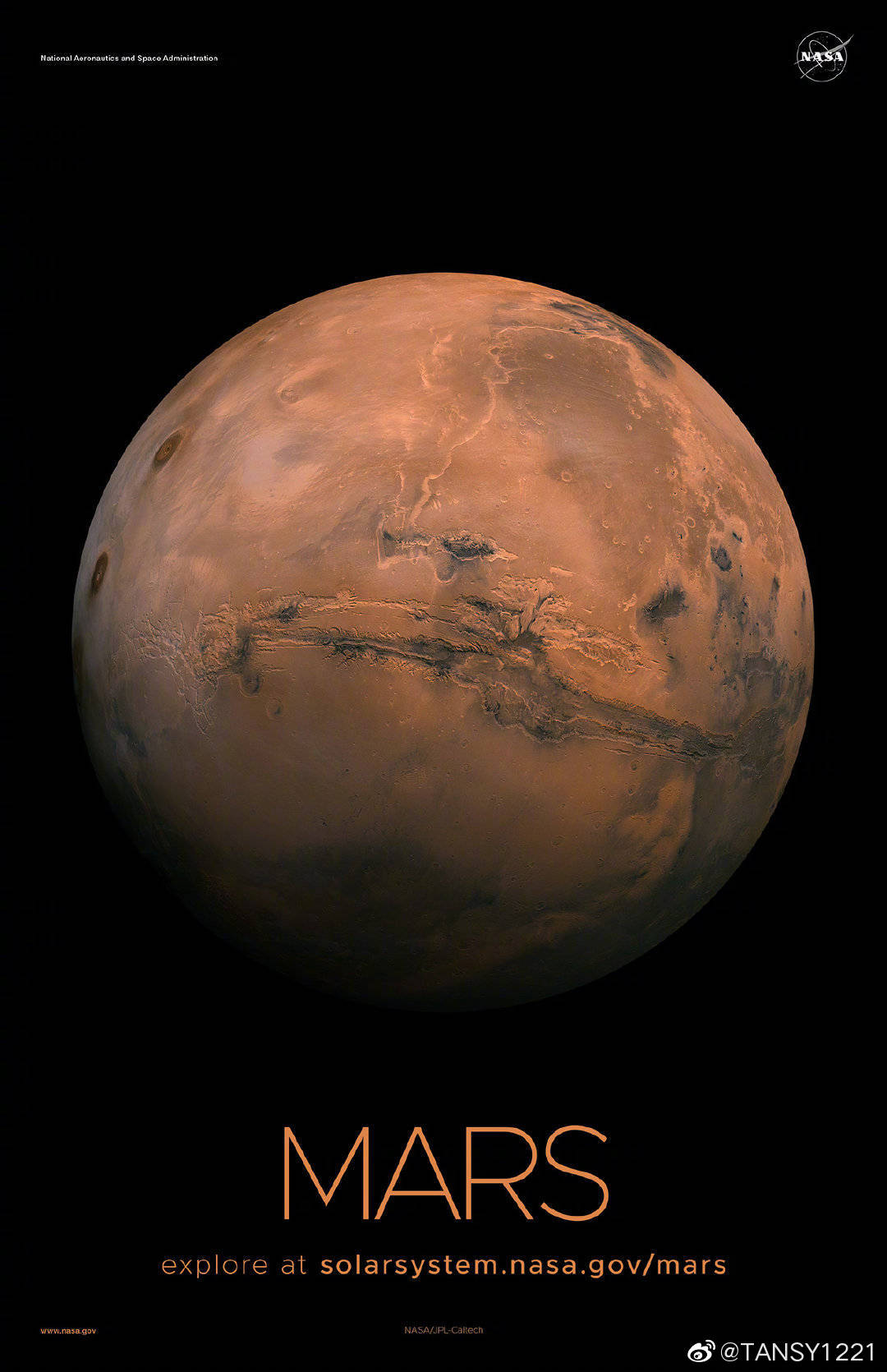 NASA官方发布了一些太阳系天体海报具象的神秘|太阳系|天体|官方_新浪新闻