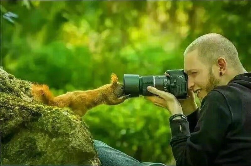 这一刻，世界没有任何邪恶，愿人与动物都能和谐相处！