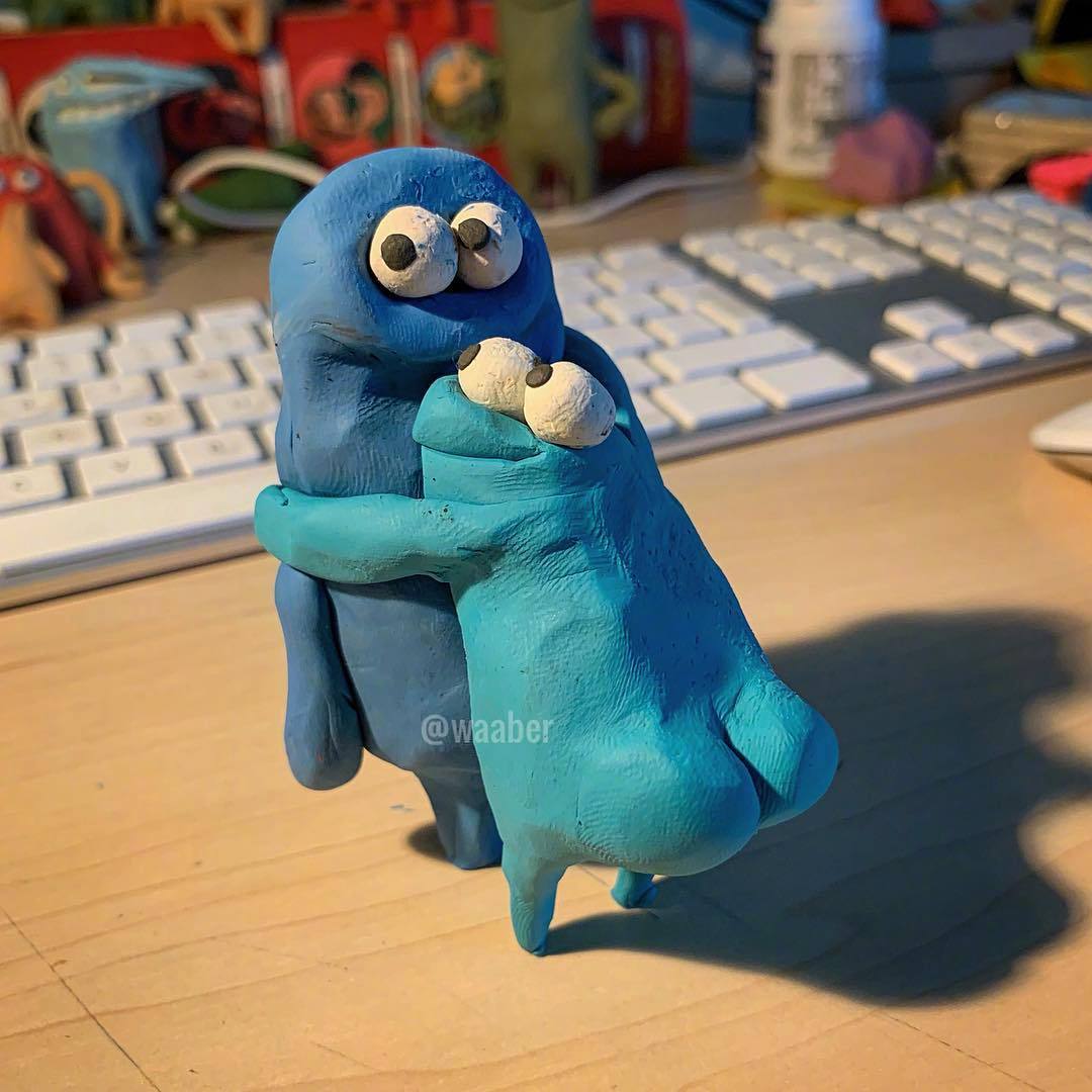 治愈的小怪物。ins：waaber|怪物|治愈_新浪新闻