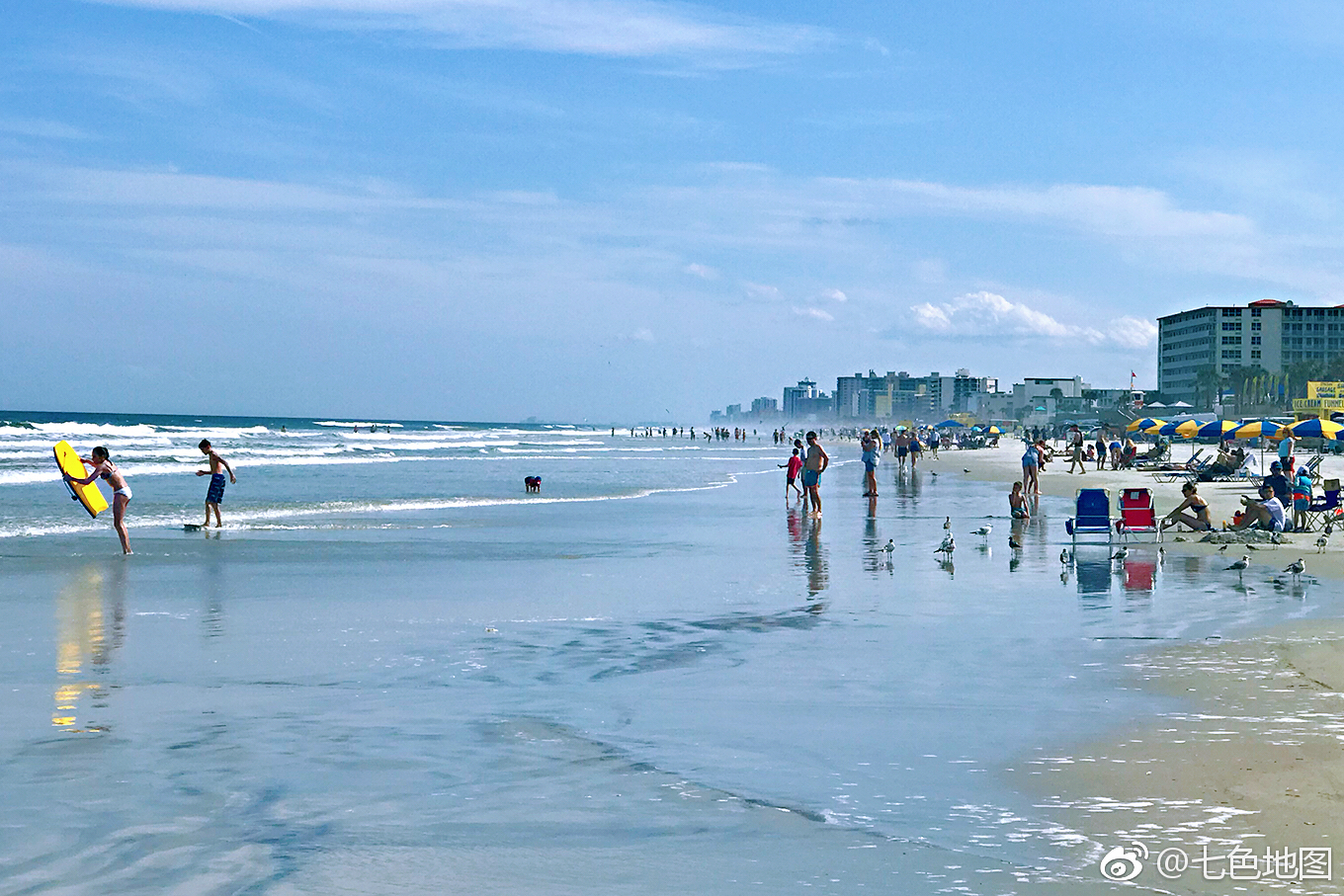 佛罗里达的Daytona Beach（戴托纳海滩）