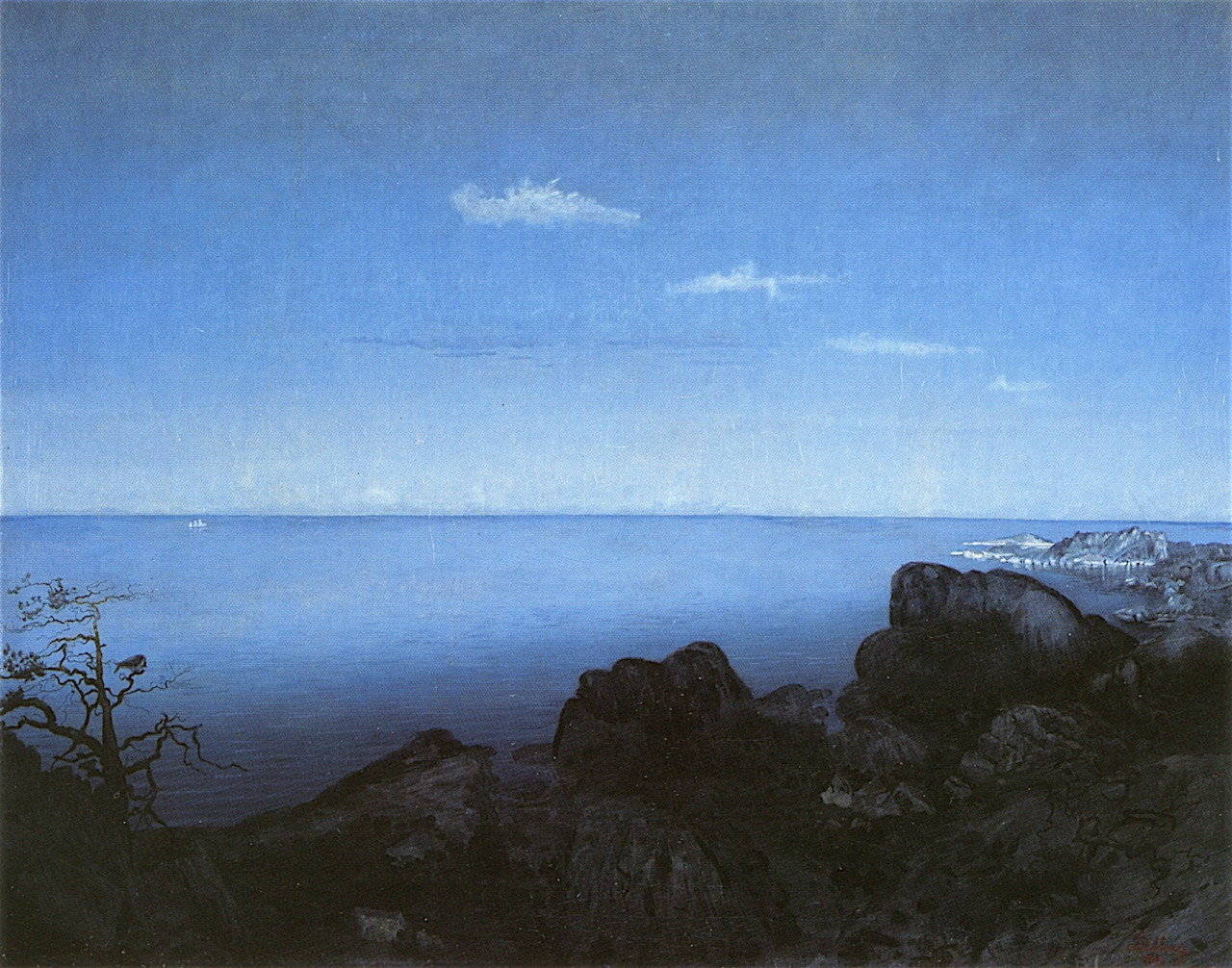 Harald Sohlberg 的画表现出的与世无争。